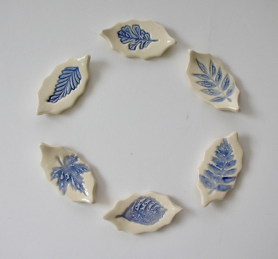 Set of Six Large Ceramic Knife Rests/chopstick Rests, Spoon/pen Rests ...