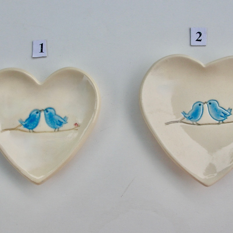 Ceramic Heart Plate - Etsy
