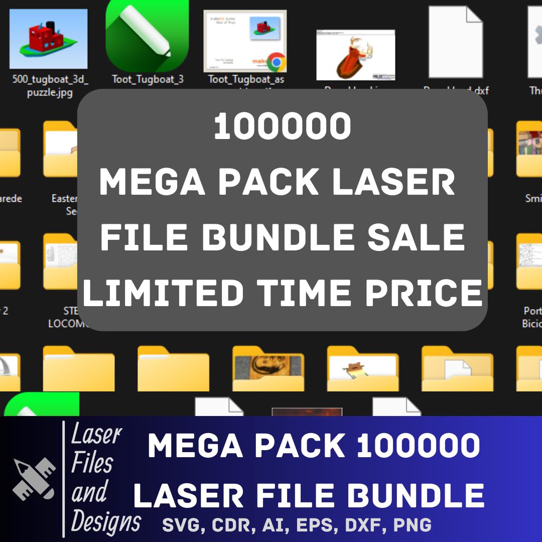 Mega Pack Laser Cut, 100,000 Vector, Dxf Files, 3d, 2D, Cnc, Laser Cut ...
