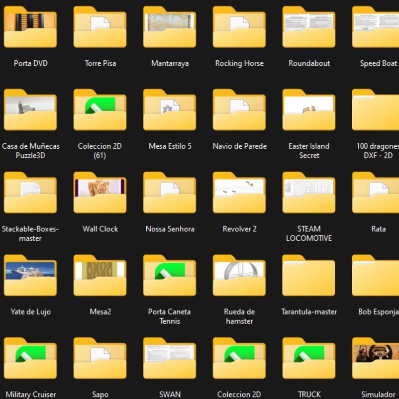 Mega Pack Laser Cut, 100,000 Vector, Dxf Files, 3d, 2D, Cnc, Laser Cut ...