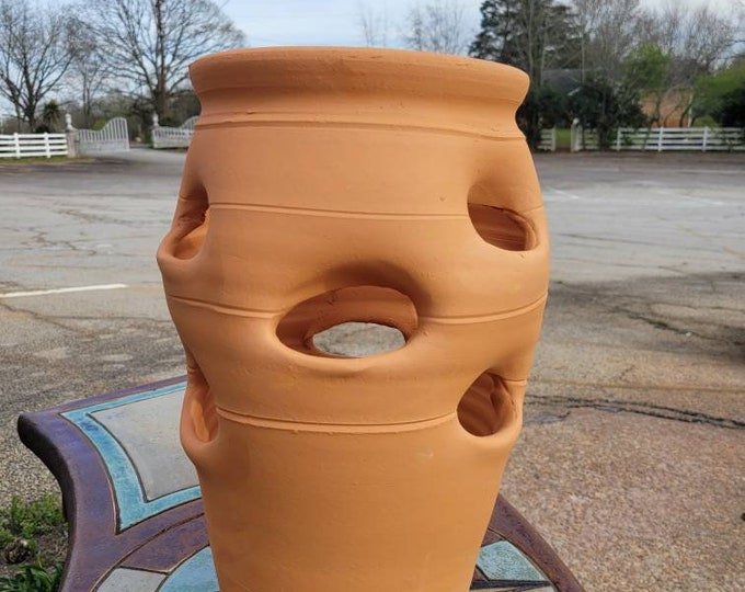 Craven Pottery 1 Gallon Strawberry Jar Herb Planter - Etsy