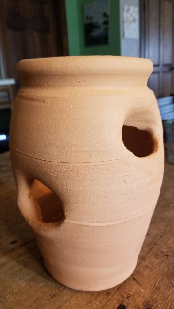 Craven Pottery 1 Gallon Strawberry Jar Herb Planter - Etsy Australia