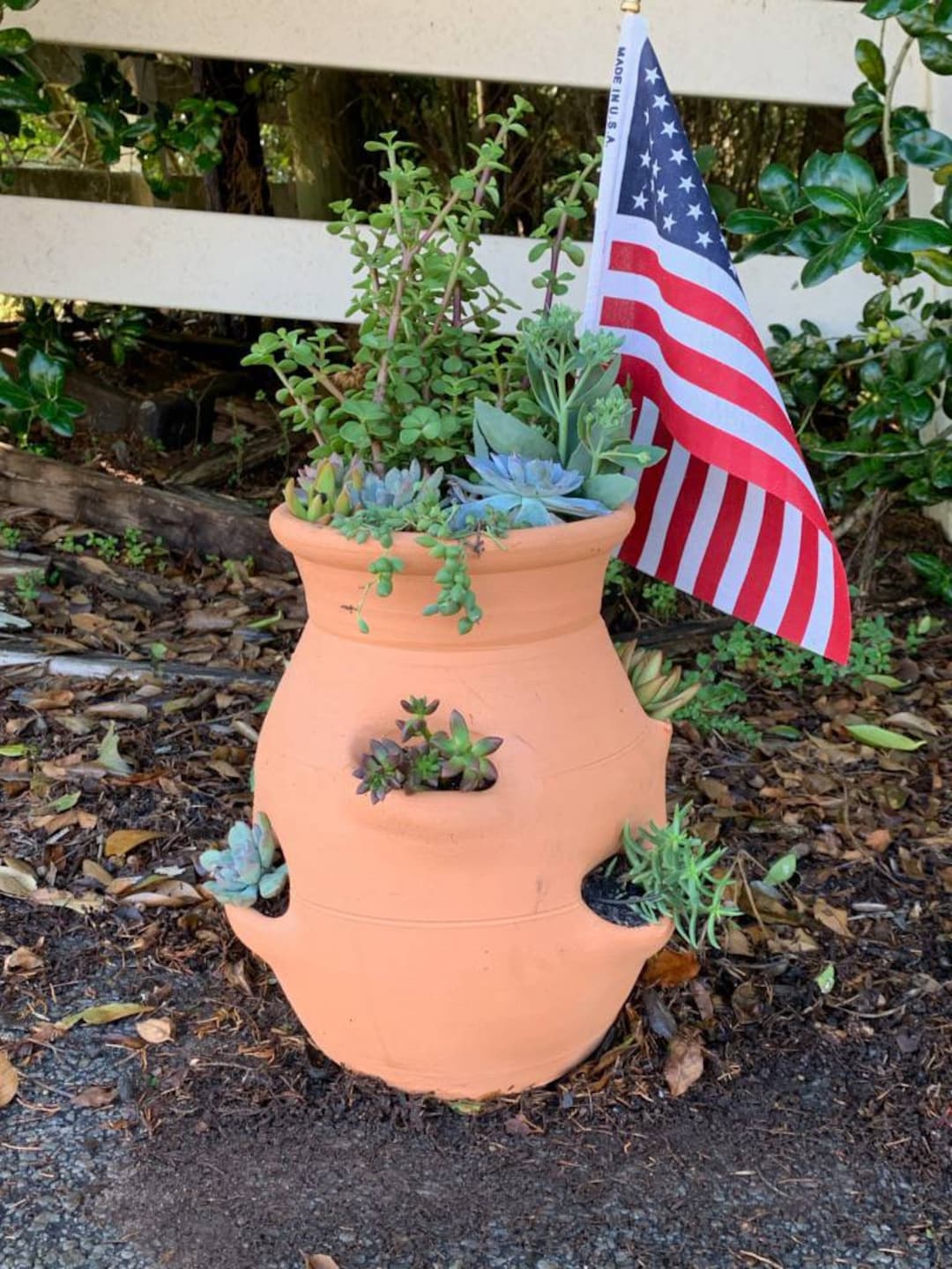 Craven Pottery Red Clay LP6 Large 6 Pocket Planter Terra Cotta ...