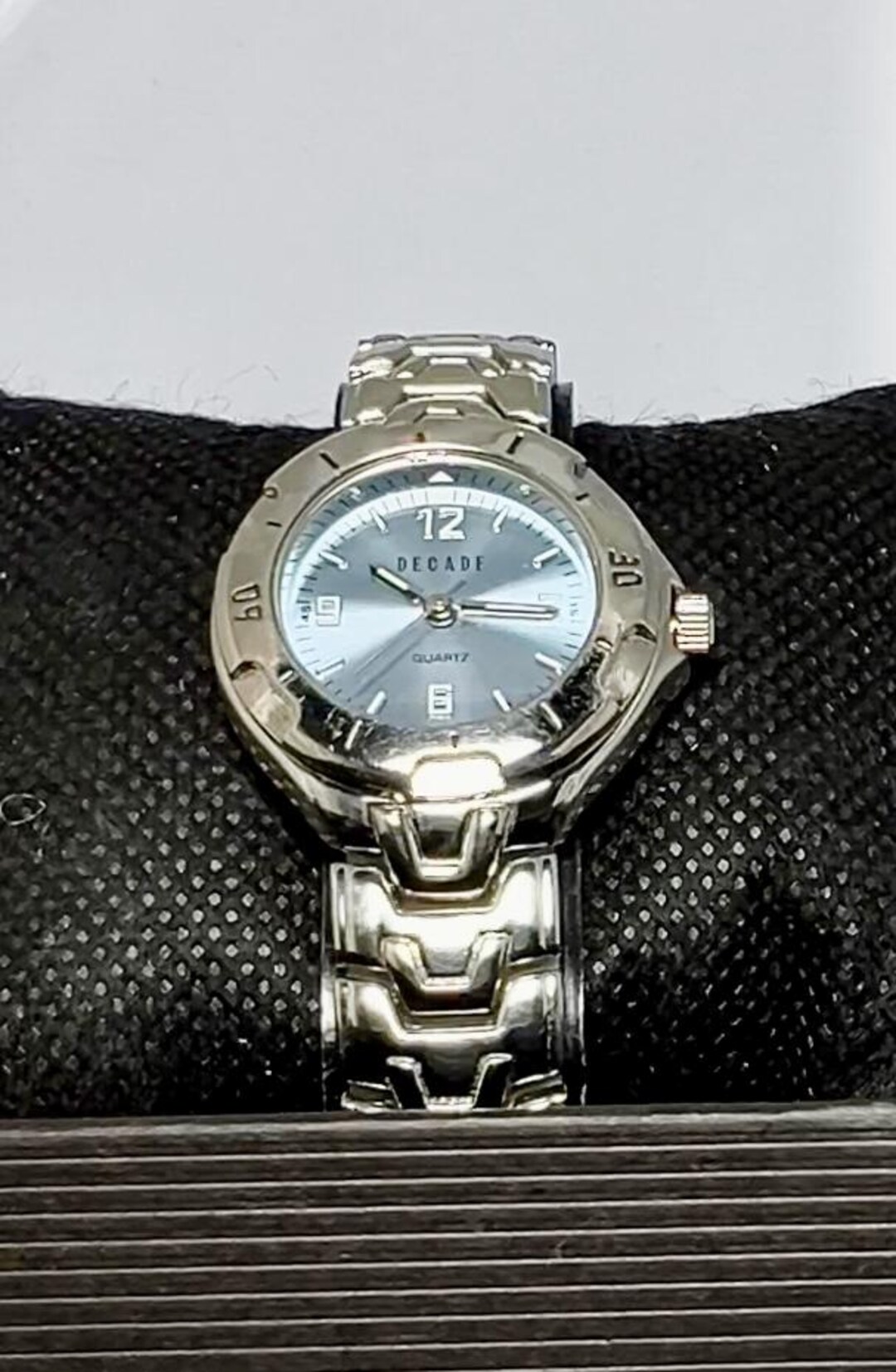 Vintage Ladies Decade Stainless Steel Watch - Light Blue Face - Etsy
