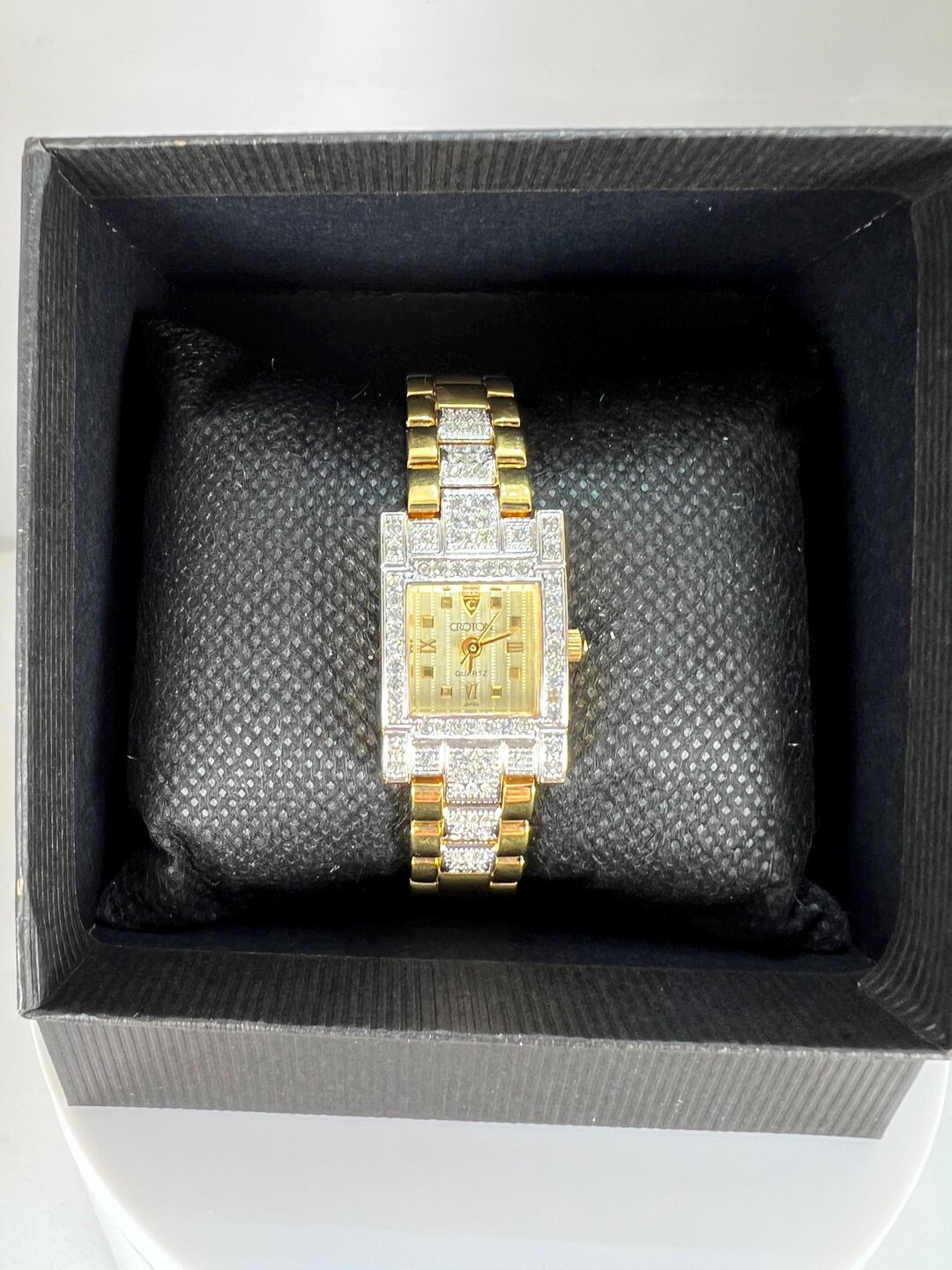 Vintage Croton Ladies Watch With Dazzling Crystals - Etsy