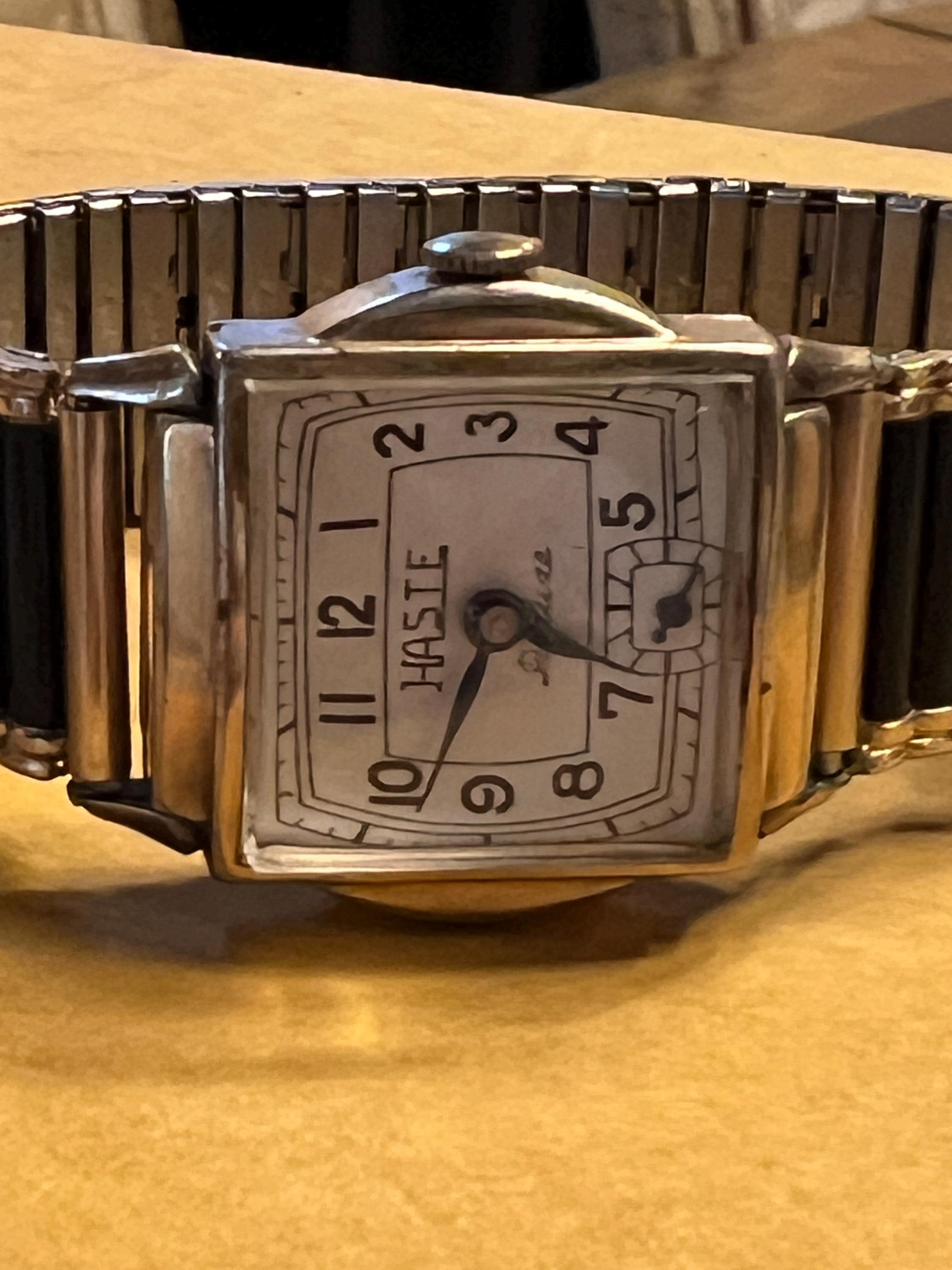 Haste Deluxe Vintage Watch - 1930s Collectible - Etsy