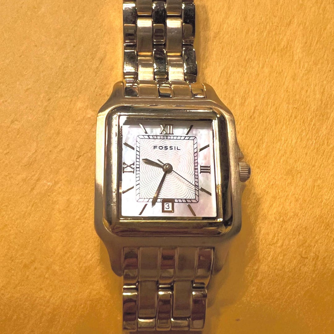 Timeless Elegance: Fossil Gold-tone Watch (model F2 ES-1343) - Etsy