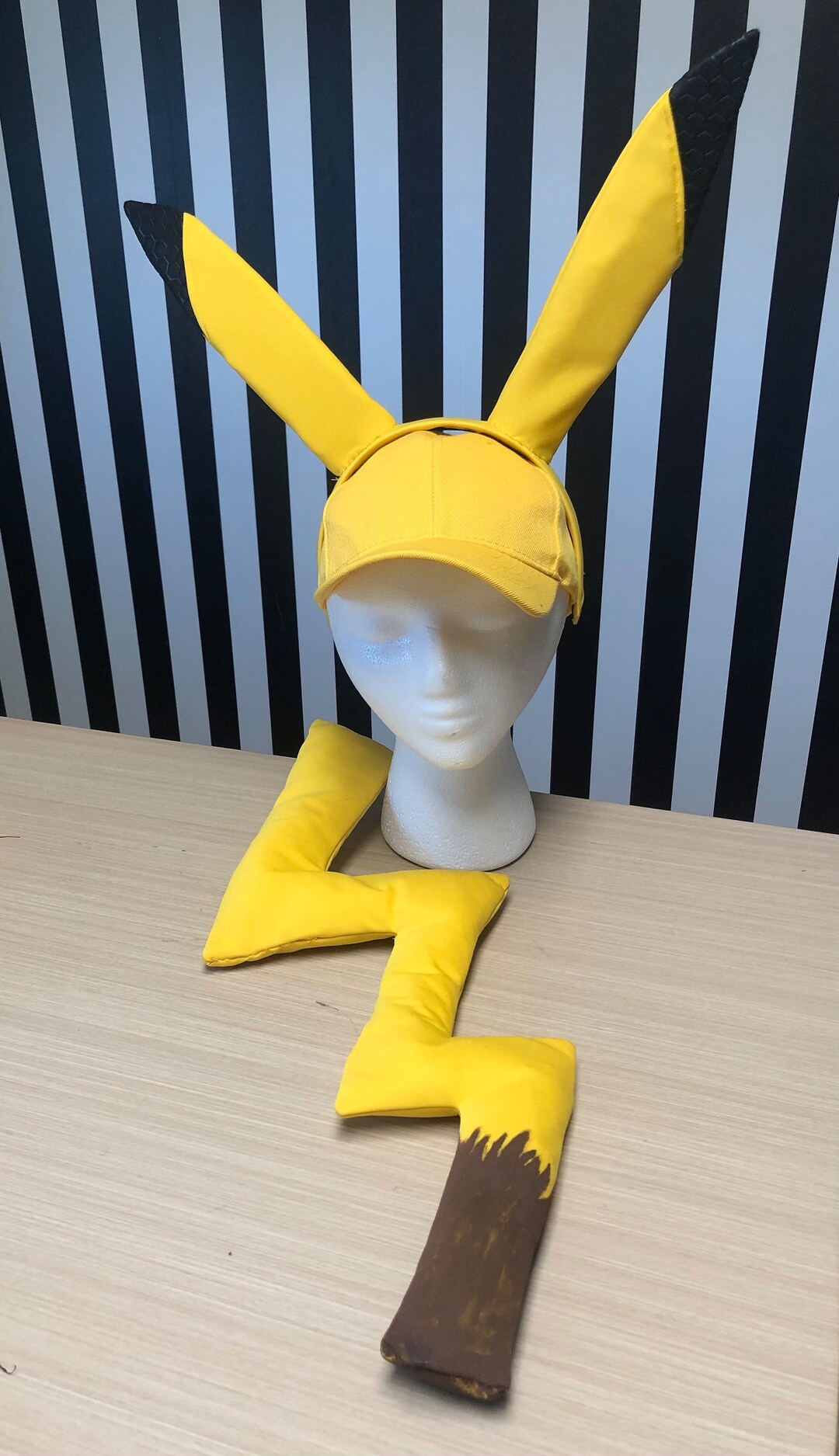 Pokémon Pikachu Headpiece and Tail - Etsy