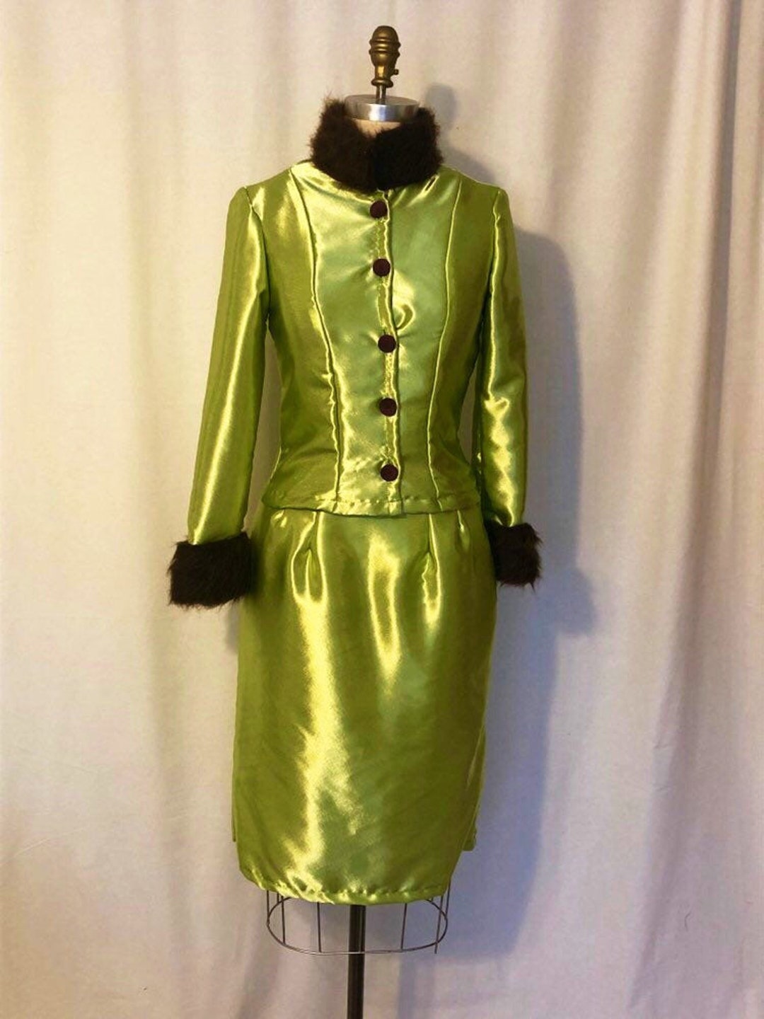 Rita Skeeter Green Satin Costume Harry Potter Size 2-10 Accessories ...