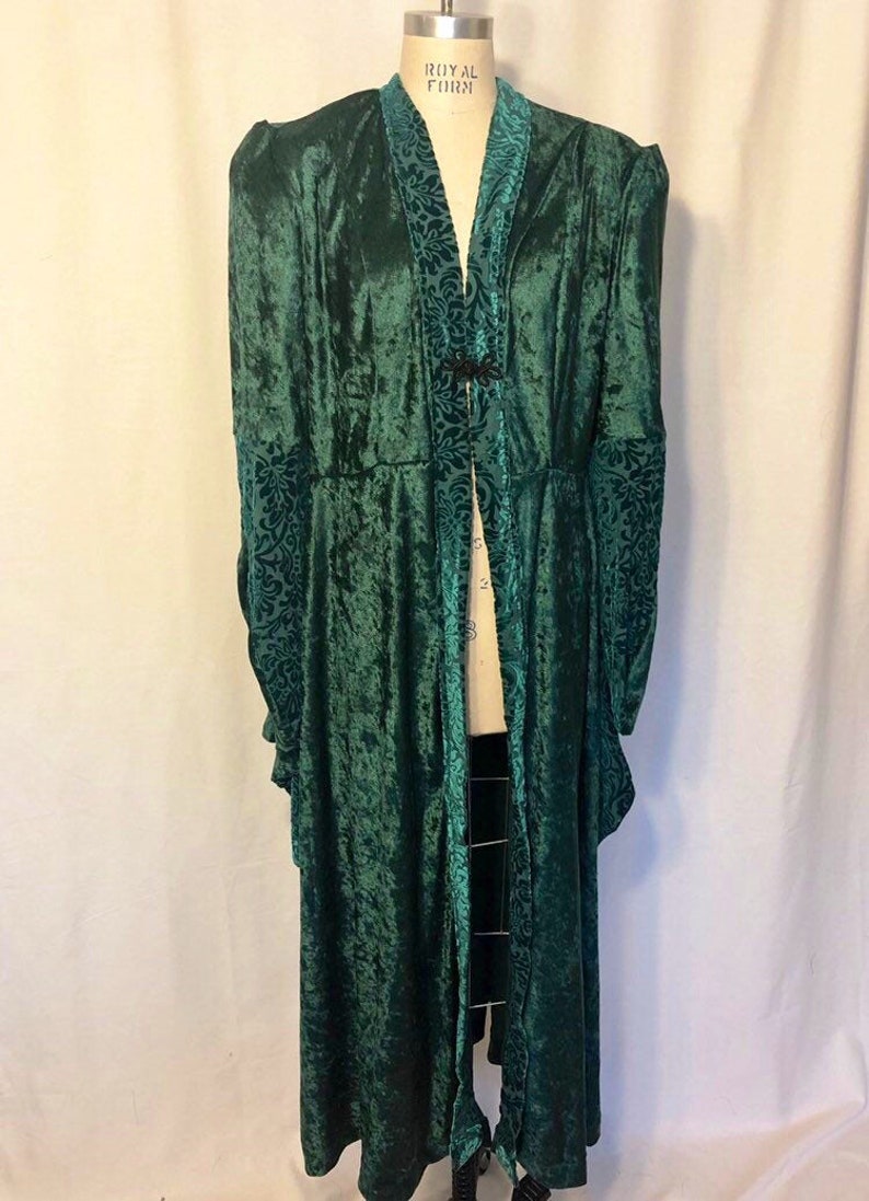 Professor Mcgonagall Green Velour Robe-harry Potter Comi-con - Etsy