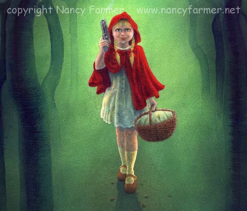 Art Print: little Red Ridinghood Gets Even a - Etsy