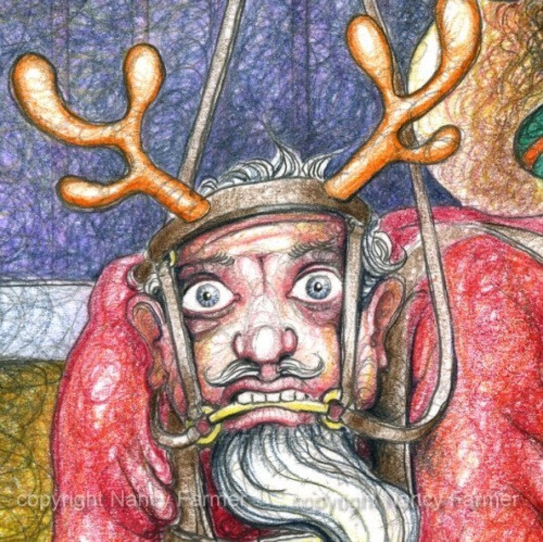 Naughty Christmas Cards: rudolph's Revenge - Etsy