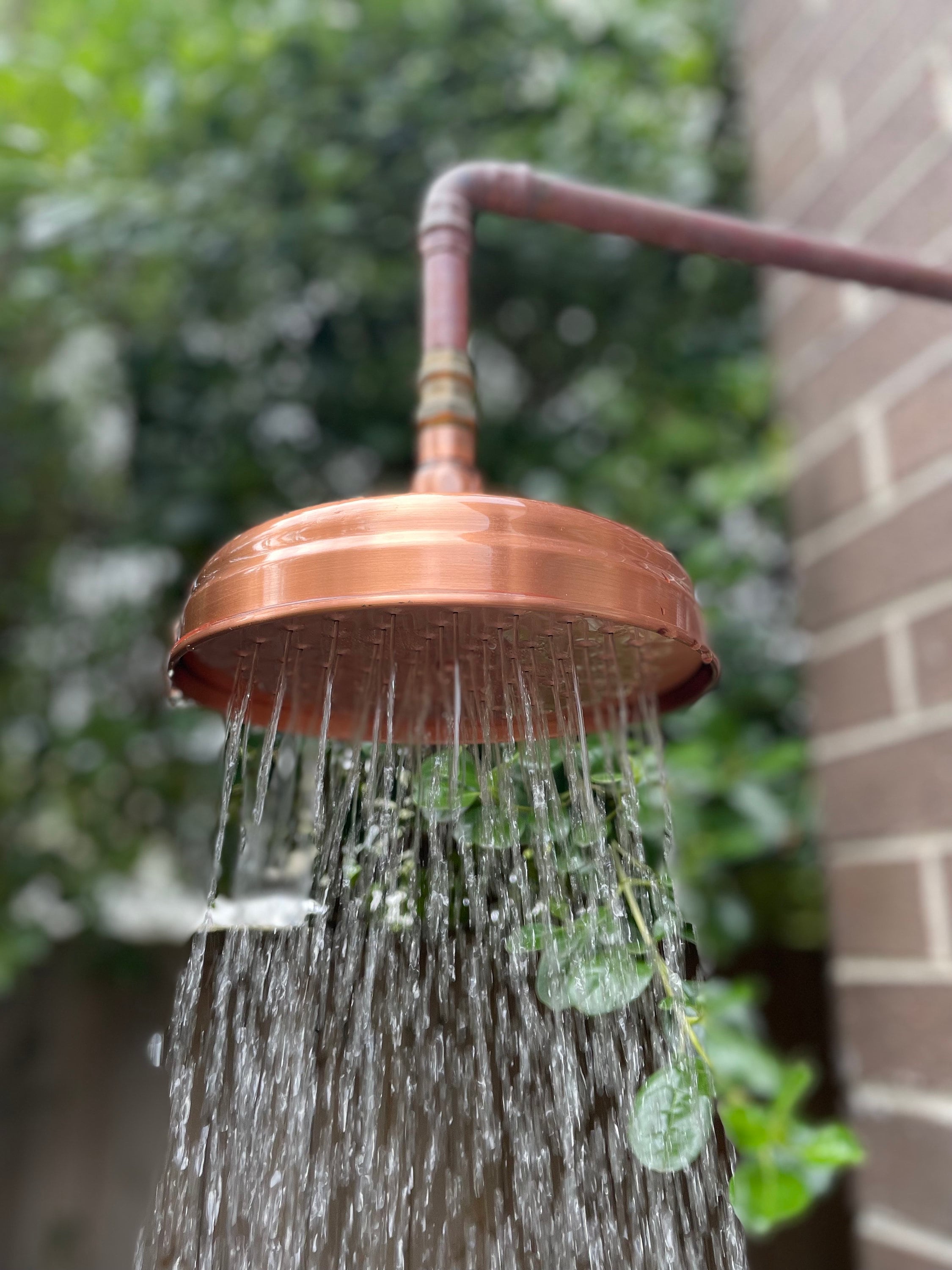 Hose Connection Outdoor Copper Shower - Etsy