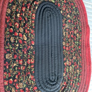 Red and Black Jelly Roll Rug - Etsy