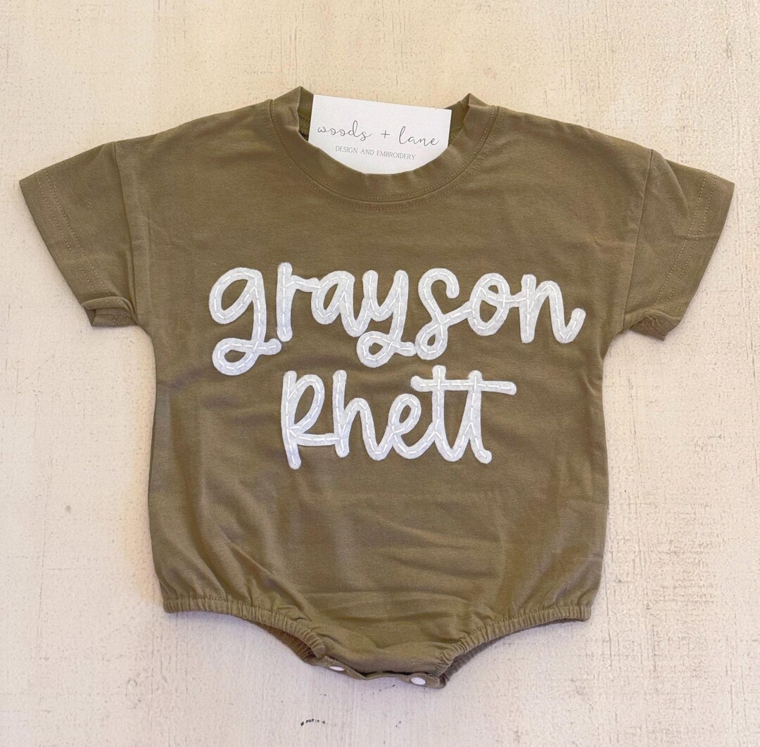 Felt Lettered Personalized Name Bubble, Personalized Monogram, Baby ...