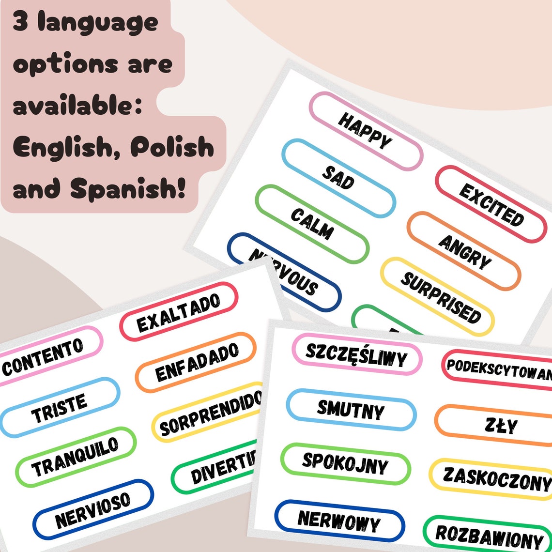 Printable Emotions Activity for Kids - Boy Version, Preschool ...