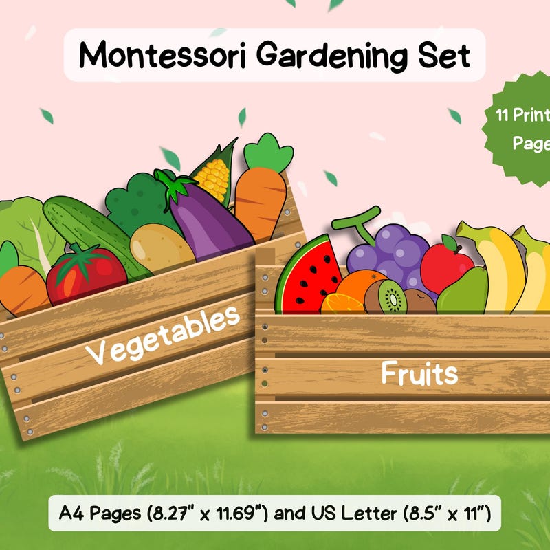 Vegetable Garden Toy - Etsy