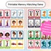 Montessori Memory Matching Game, Memory Cards, Card Game, Memory Flash ...