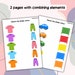 Printable Color Matching Workbook, Colour Learning Binder, Color ...