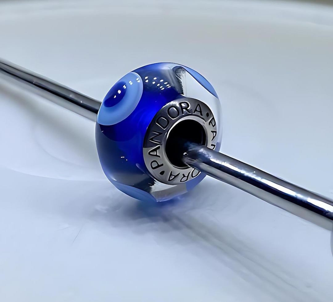 Evil Eye Pandora Charm Murano Glass Evil Eye Charm Pandora Bracelet ...