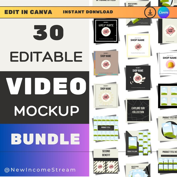 100 Editable Canva Templates Social Media Templates for All Professions ...