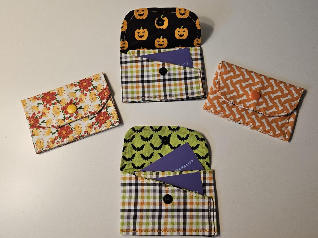 Handmade Snap Wallet, Card Case, Coin Purse, Card Wallet, Cash Wallet ...