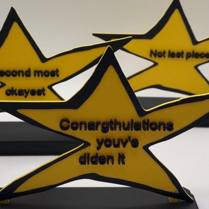 You Did It Gold Star - Etsy