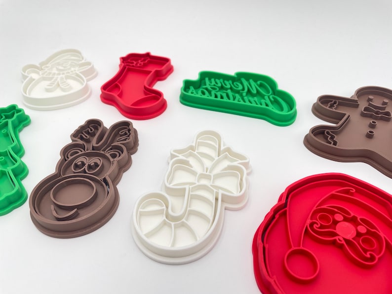 Christmas Cookie Cutter Set | Holiday Baking, Festive Shapes - Etsy
