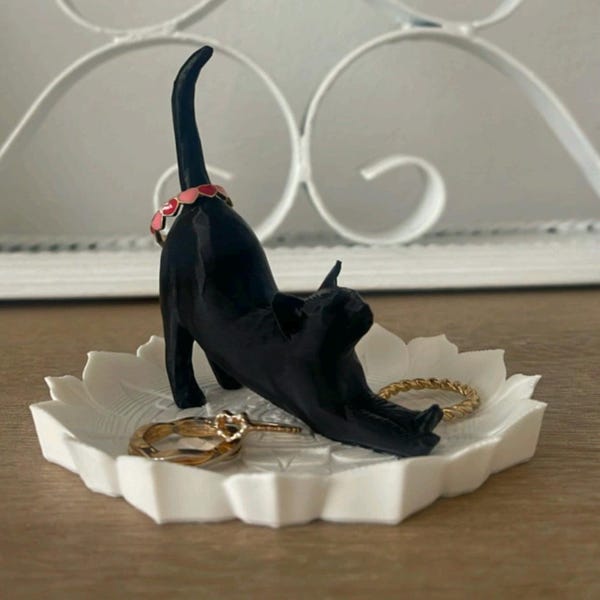 Cat Ring Holder - Etsy