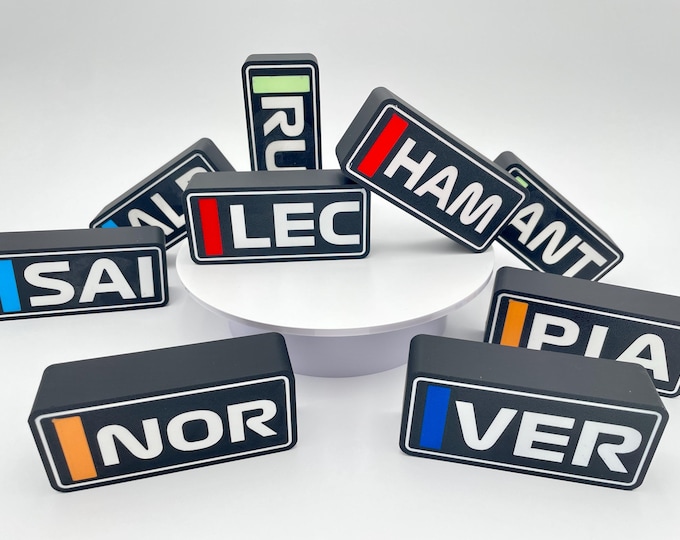 F1 Formula 1 Racing 3d Printed Light Box - Etsy