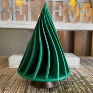 Set of 5 Enchanted Forest Christmas Trees Whimsical Tabletop Decor ...