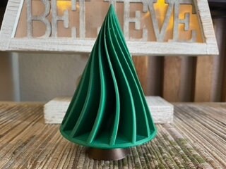 Set of 5 Enchanted Forest Christmas Trees Whimsical Tabletop Decor ...