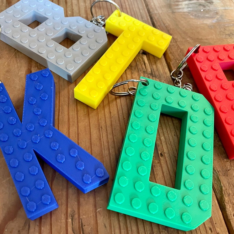 Personalized Legos Keychains - Etsy