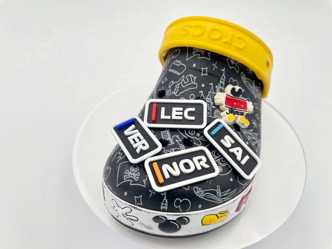 Croc Charm Motorsport Driver | Personalized | Custom Gift | Racing ...