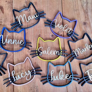 Personalized Cat Sign | Custom Name Sign | Cat Sign | Food Sign | Wall ...