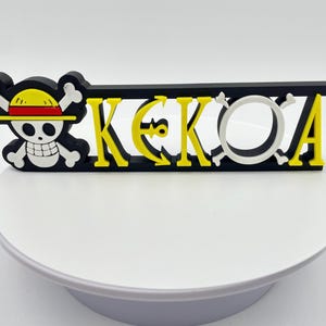 Custom One-of-a-kind Name Plate | Personalized Desk or Shelf Decor ...