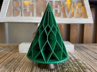 Set of 5 Enchanted Forest Christmas Trees Whimsical Tabletop Decor ...