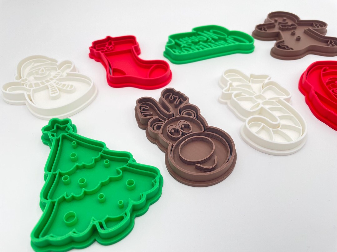 Christmas Cookie Cutter Set | Holiday Baking, Festive Shapes - Etsy