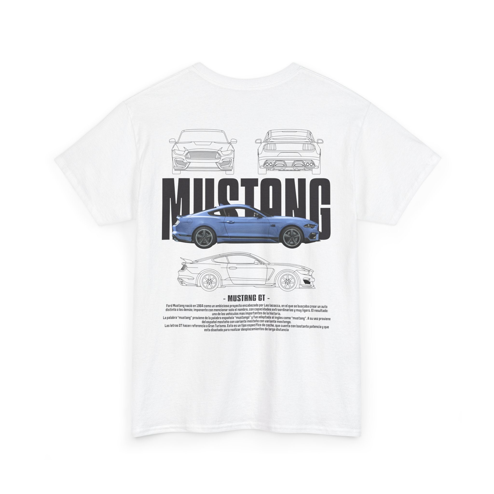 Custom Mustang GT Shirt - V8 Engine Enthusiast Tee - Perfect for Car ...