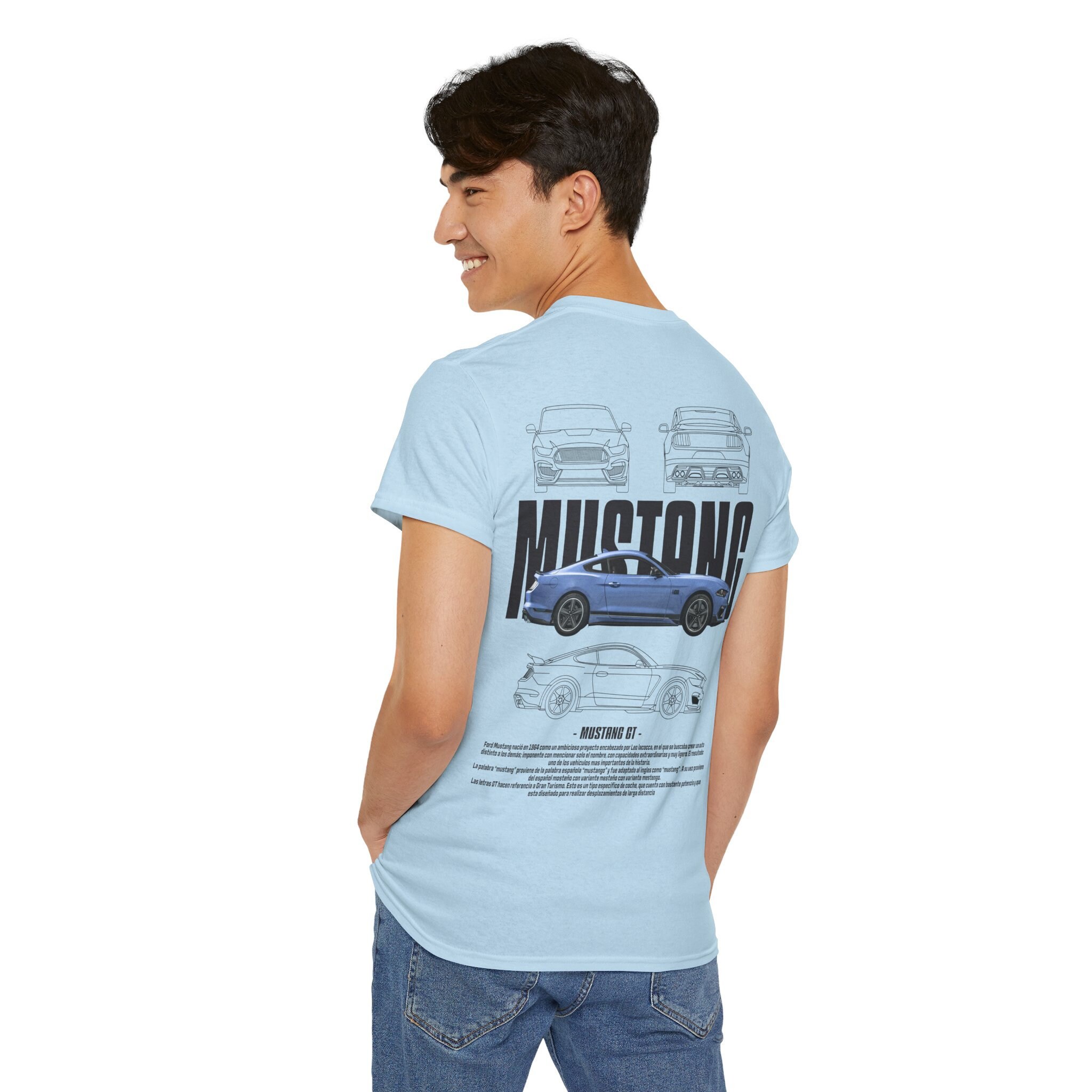 Custom Mustang GT Shirt V8 Engine Enthusiast Tee Perfect for Car Meets ...