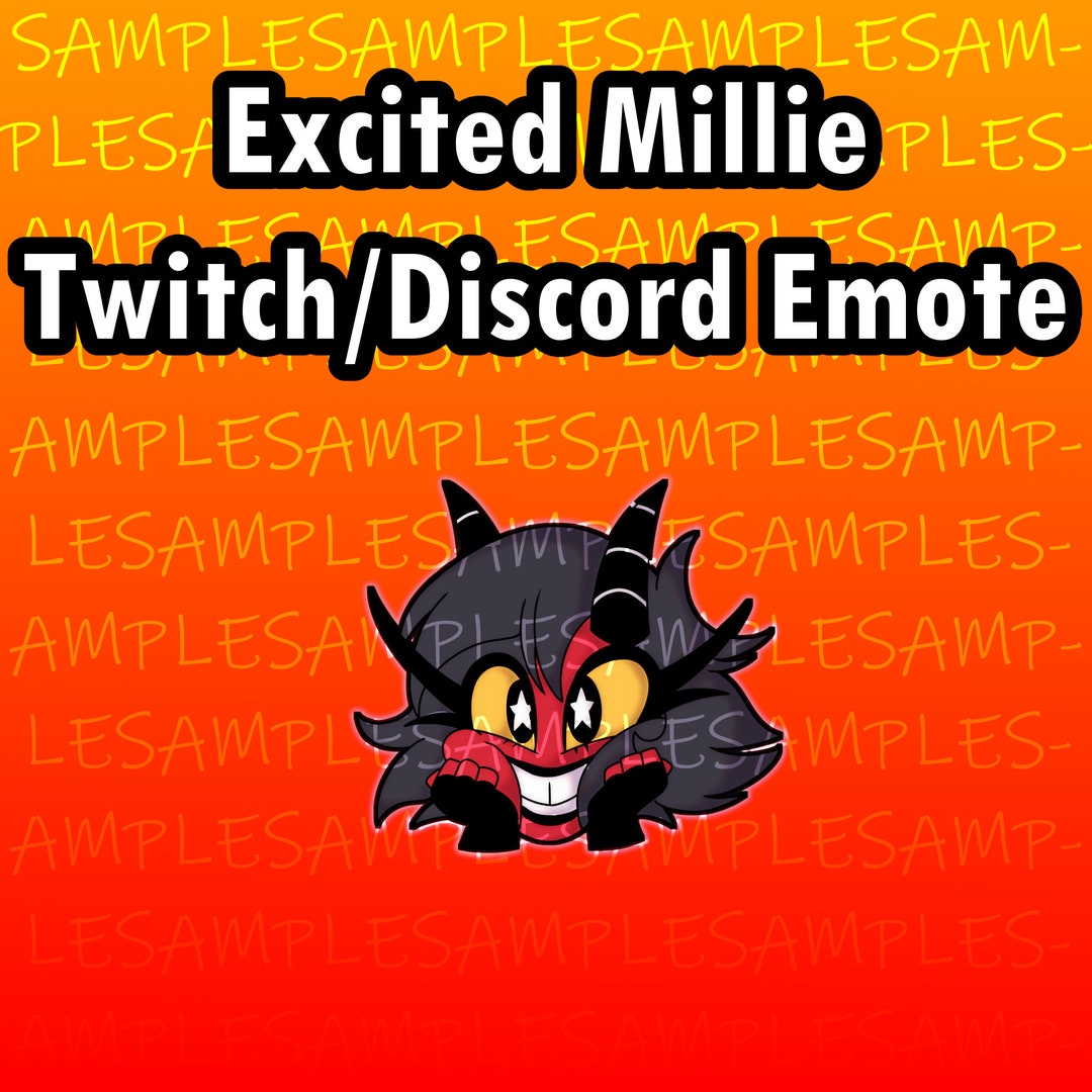 Excited Millie Twitch/discord Emote - Etsy