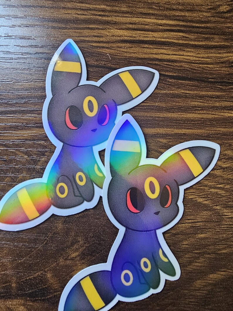 Umbreon Pokemon Vinyl Stickers - Etsy