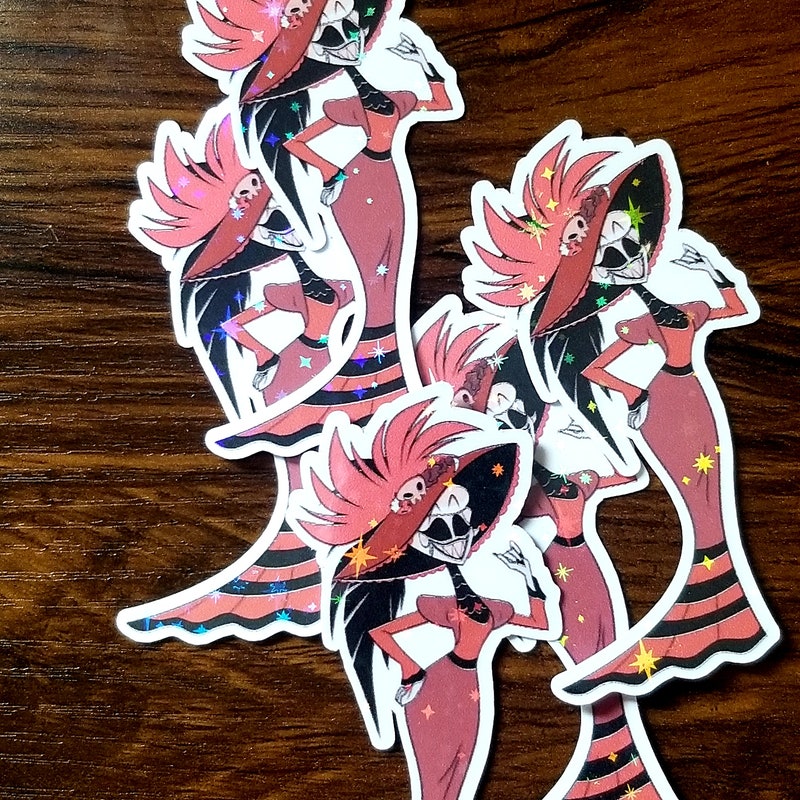 Rosie Stickers Hazbin - Etsy UK
