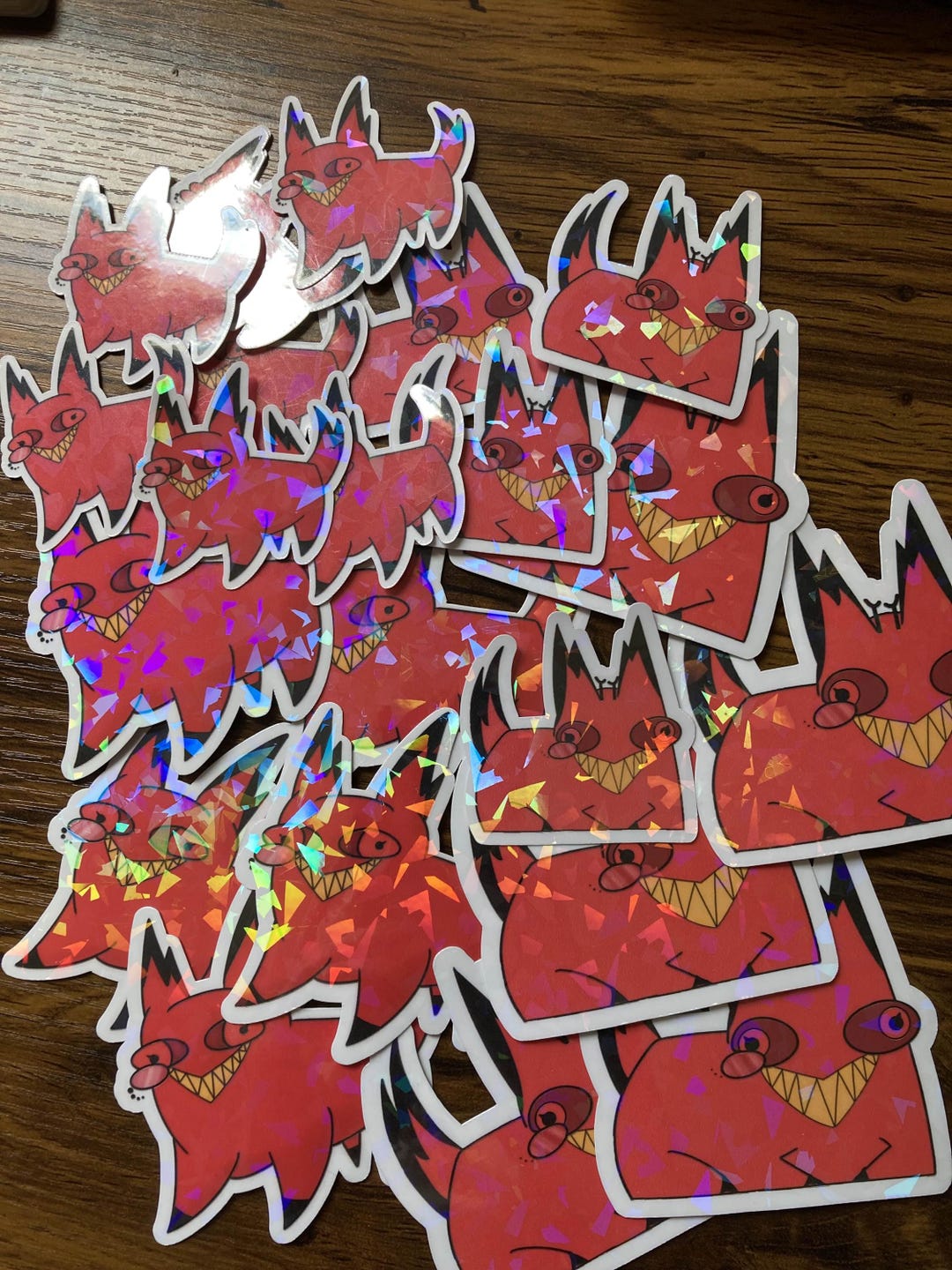 Cursed Cat Alastor Hazbin Hotel Vinyl Stickers - Etsy
