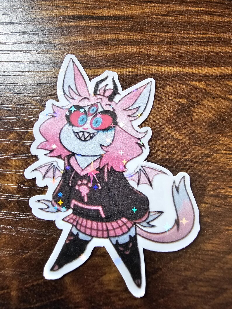 Demon Emberlynn Helluva Boss Vinyl Sticker - Etsy