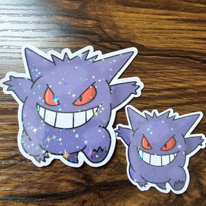 Fanmade Gengar Pokemon Stickers - Etsy