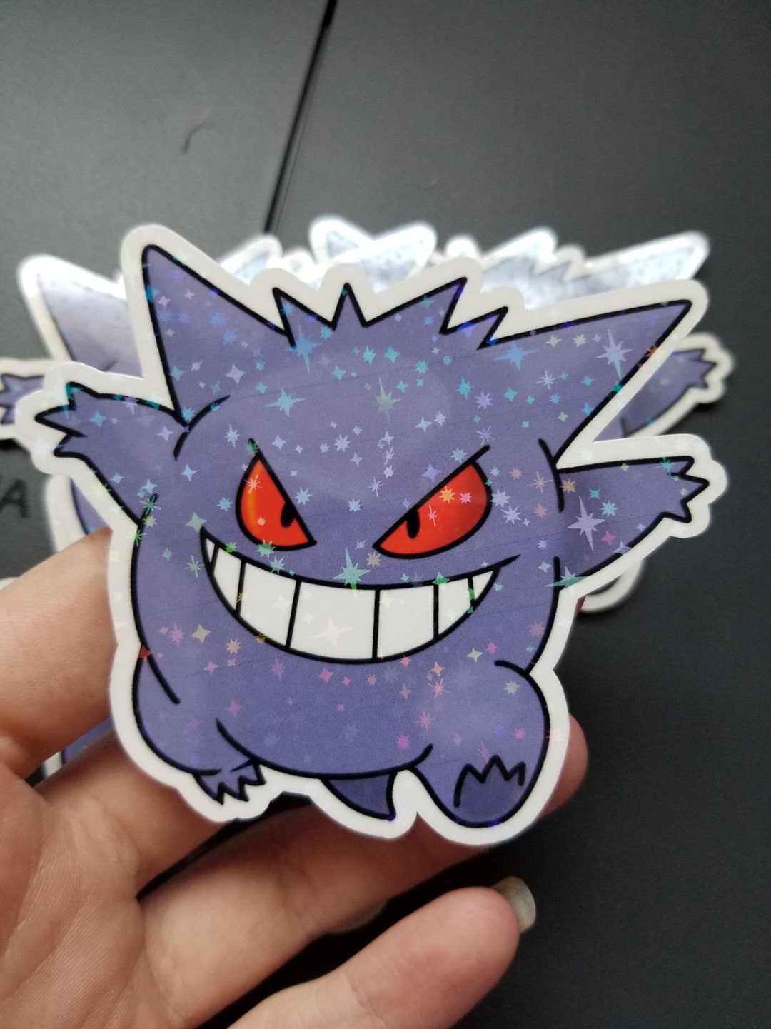 Gengar Vinyl Water Resistant Sticker - Etsy