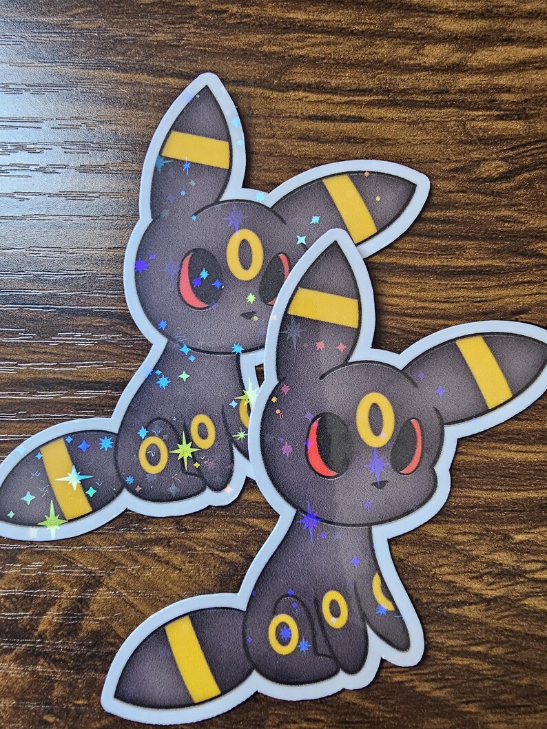 Umbreon Pokemon Vinyl Stickers - Etsy