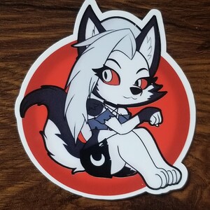 Loona Vinyl Water Resistant Helluva Boss Sticker - Etsy