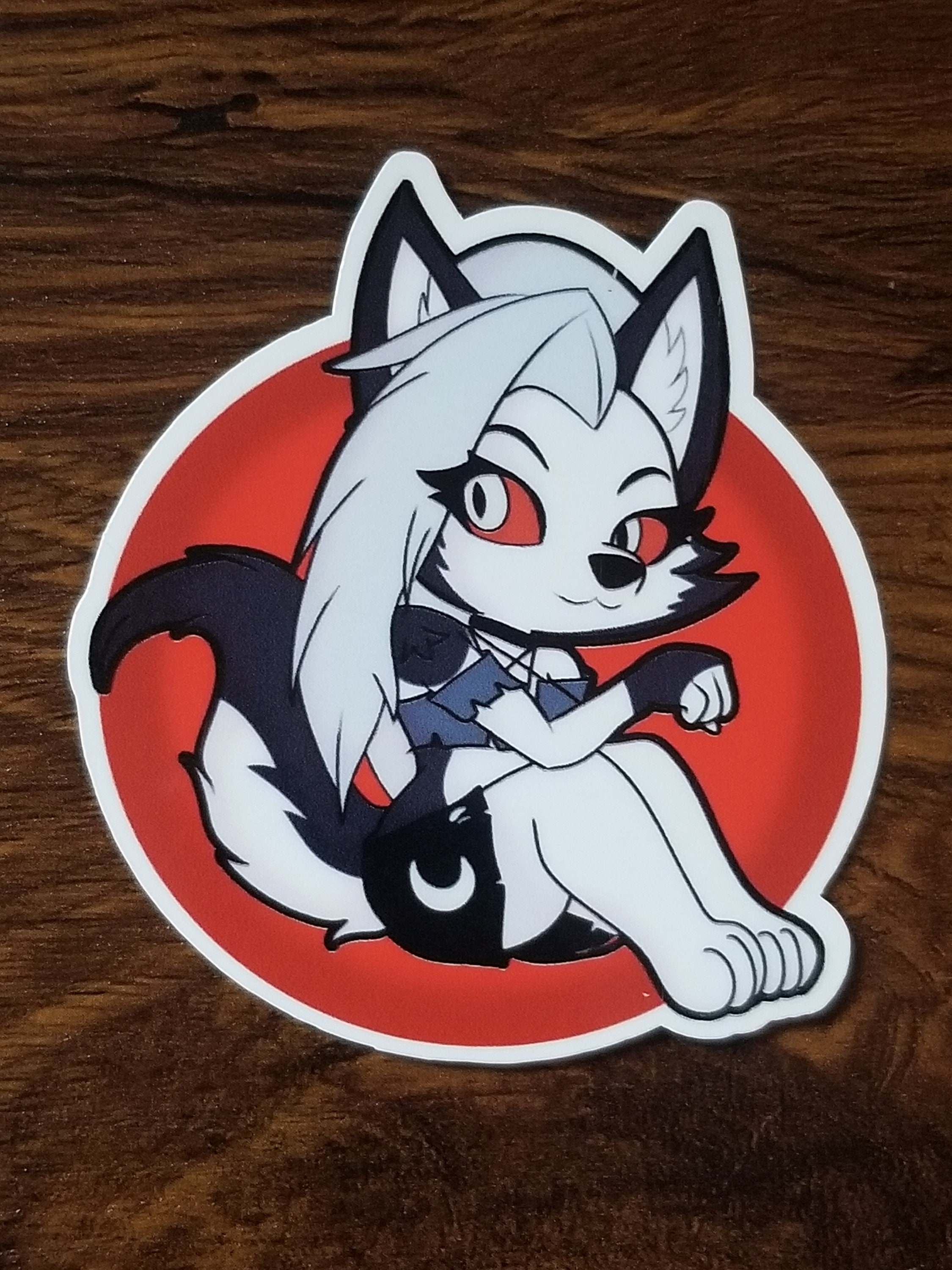 Loona Vinyl Water Resistant Helluva Boss Sticker - Etsy